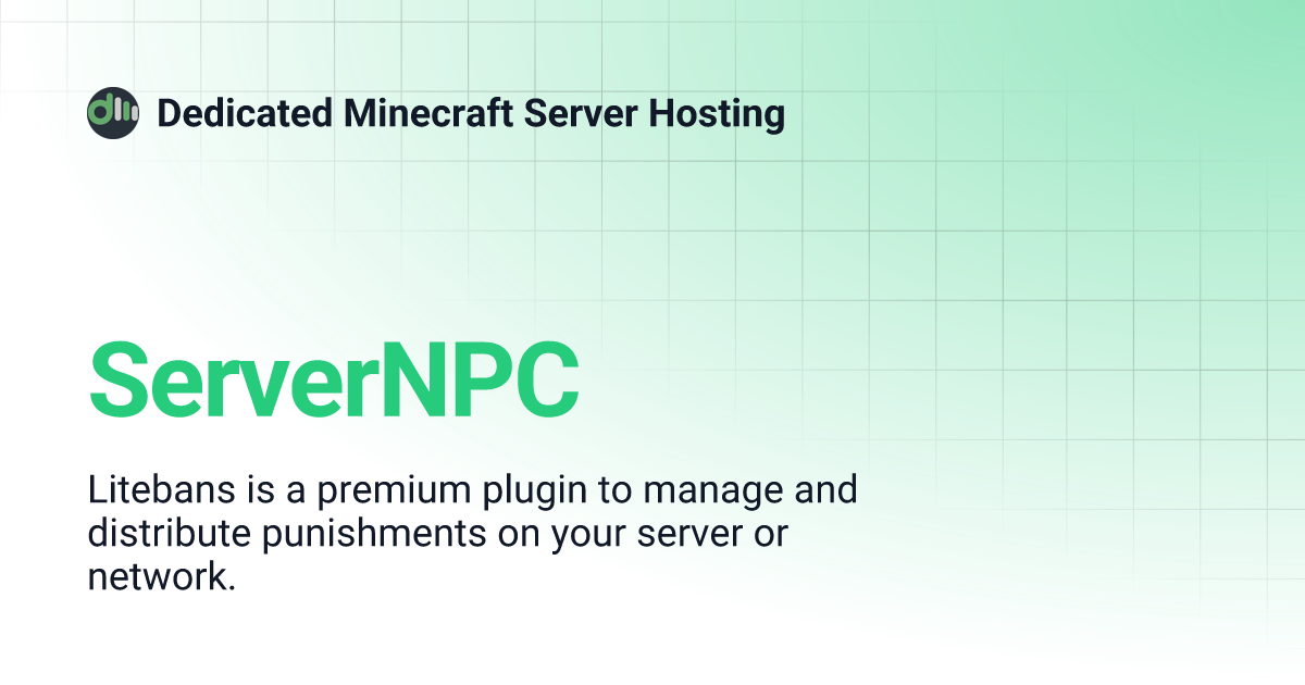 ServerNPC | Dedicated Minecraft Server Hosting